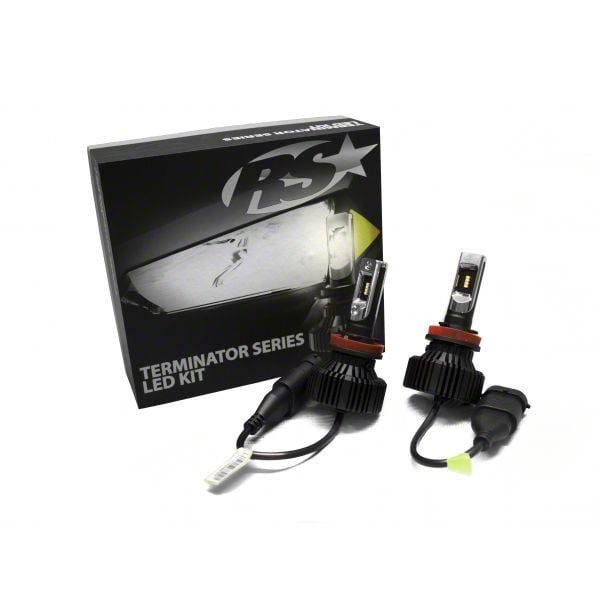 Charger Terminator Series Fan-less LED Headlight Bulbs; High Beam; 9005 ...