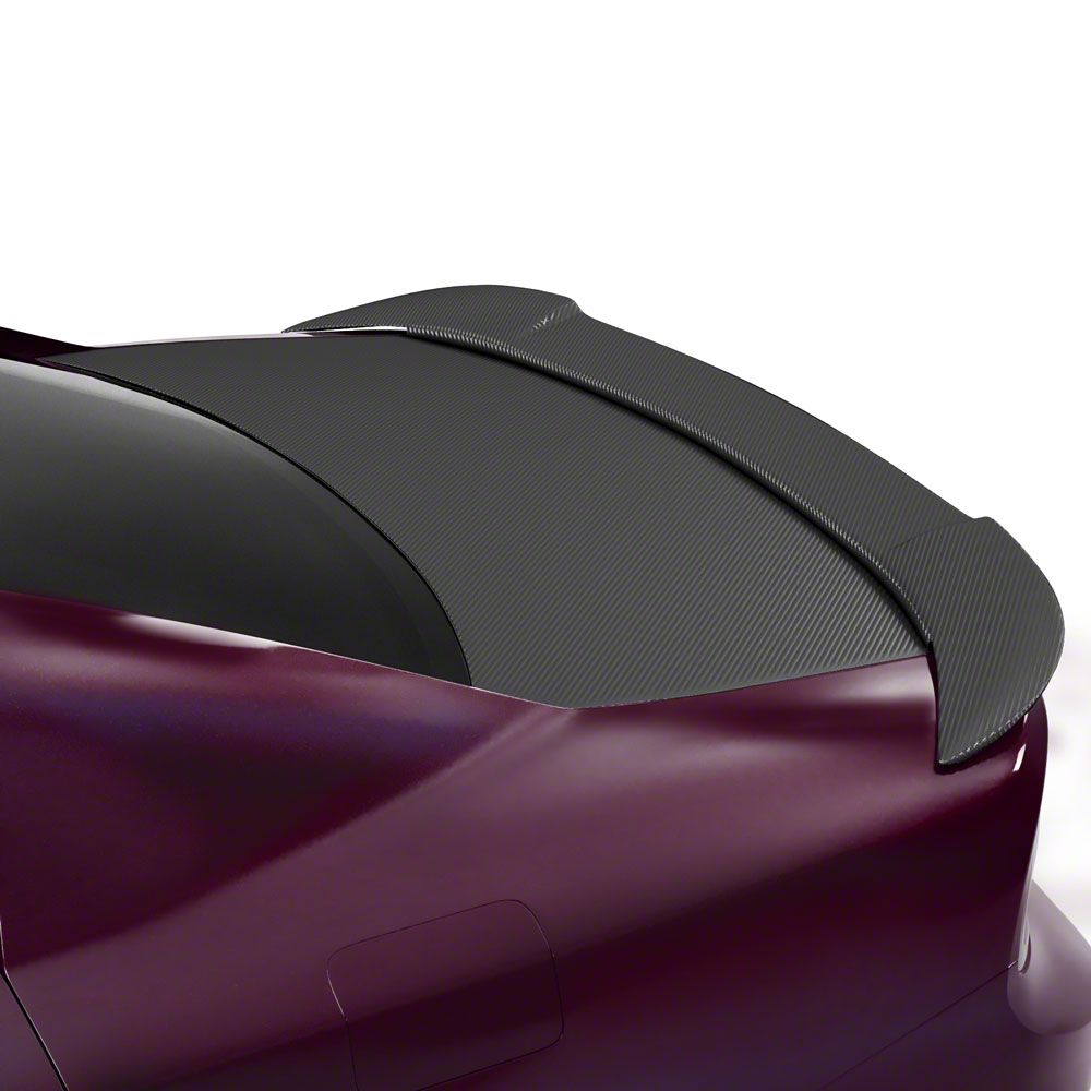 Charger Trunk Wrap Vinyl; Gloss Black (11-23 Charger) - Free Shipping
