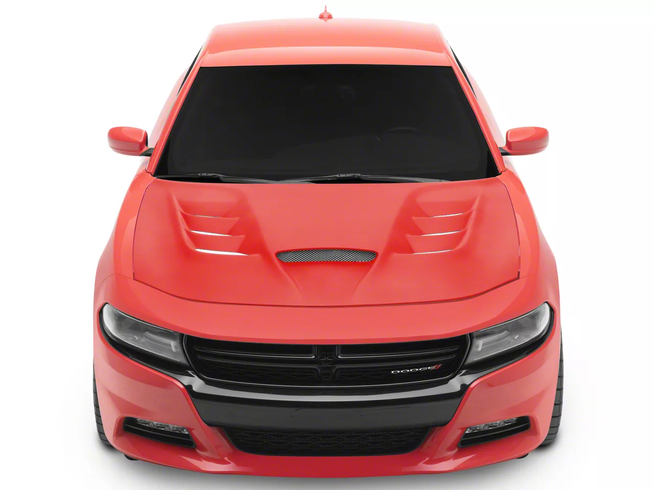 Charger Type-VIP Style Ram Air Hood; Unpainted (15-23 Charger) - Free ...