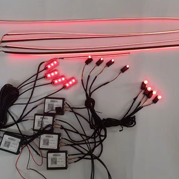 Charger Ultra-Flow Series RGBW LED Interior Ambient Vehicle Lighting ...