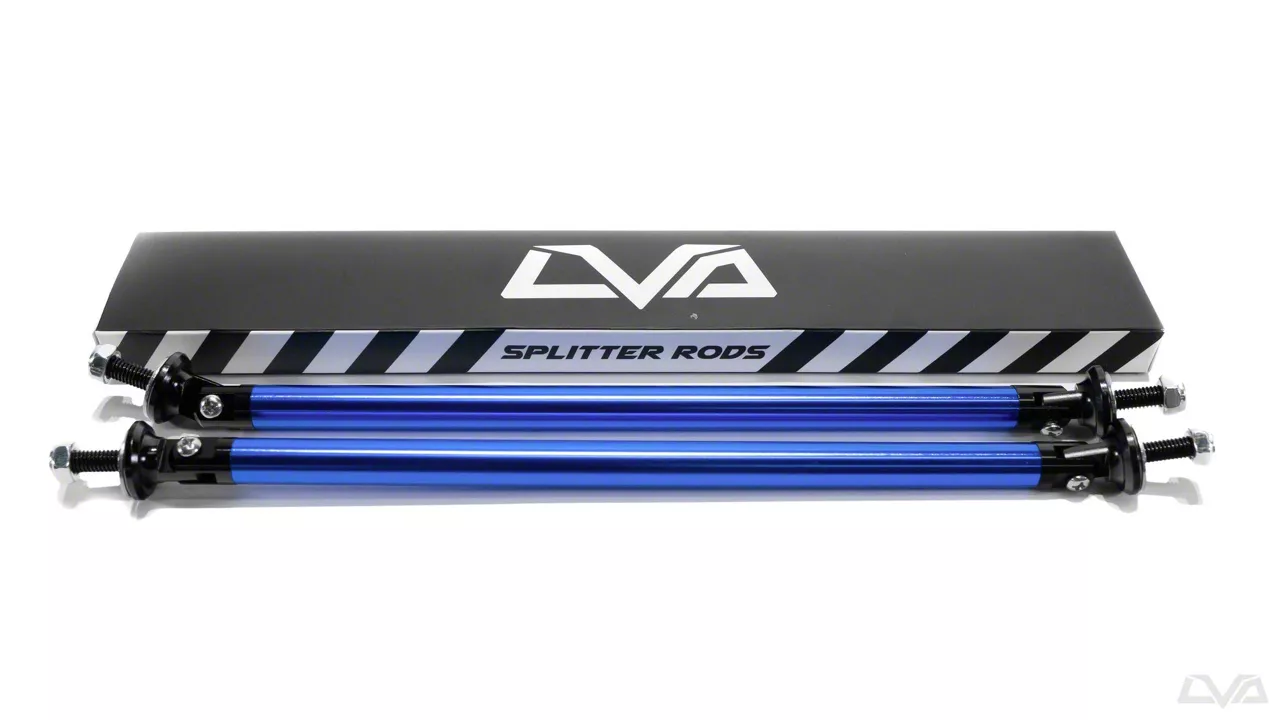 Charger V.2 Adjustable Splitter Support Rods; Anodized Blue (Universal ...