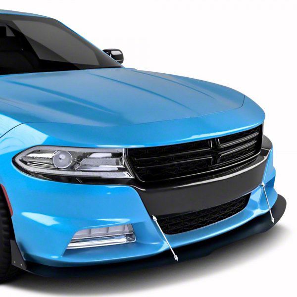 Charger V3R Style Front Bumper Lip Splitter; Urban Camo (15-23 Charger ...