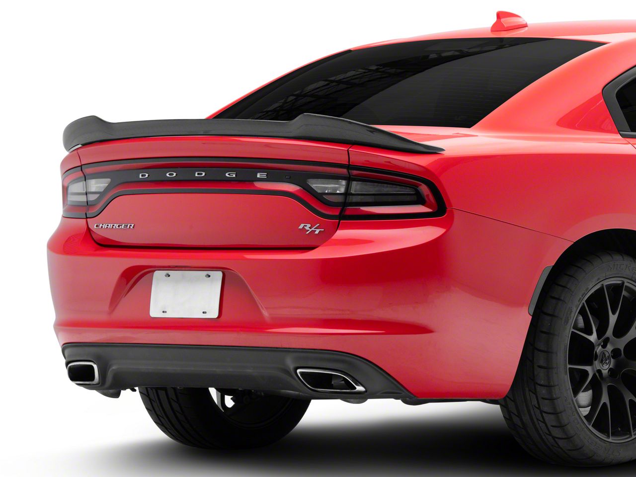 Charger V5R Carbon Fiber Rear Wing Spoiler; Gloss Honeycomb Weave ...