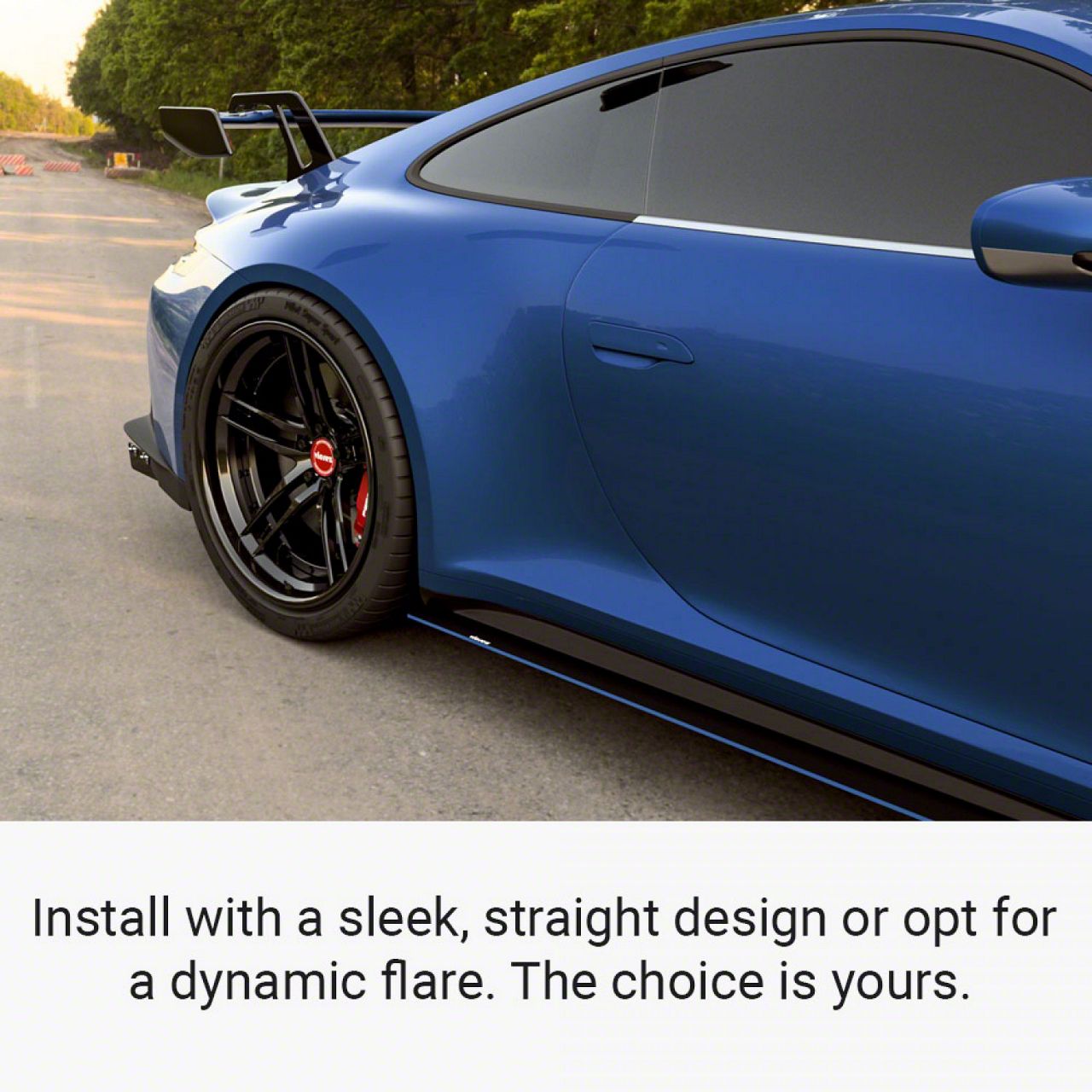 Charger V7R Side Skirt Splitters; Textured Black Vinyl (11-23 Charger ...