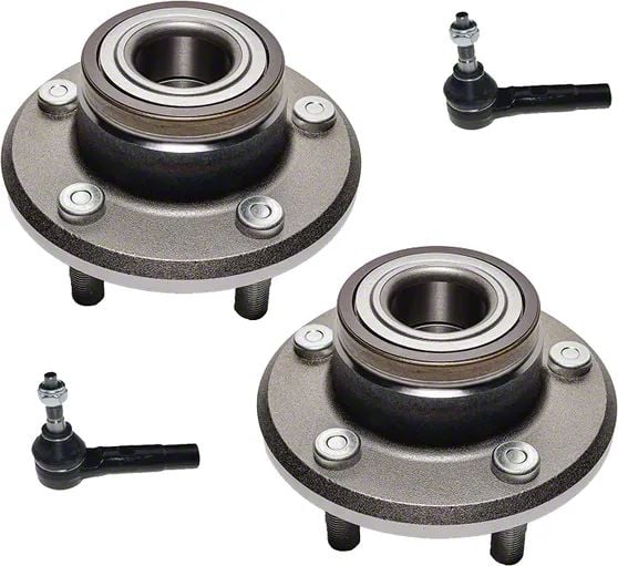 Charger Wheel Hub Assemblies with Outer Tie Rods; Front (06-10 RWD ...