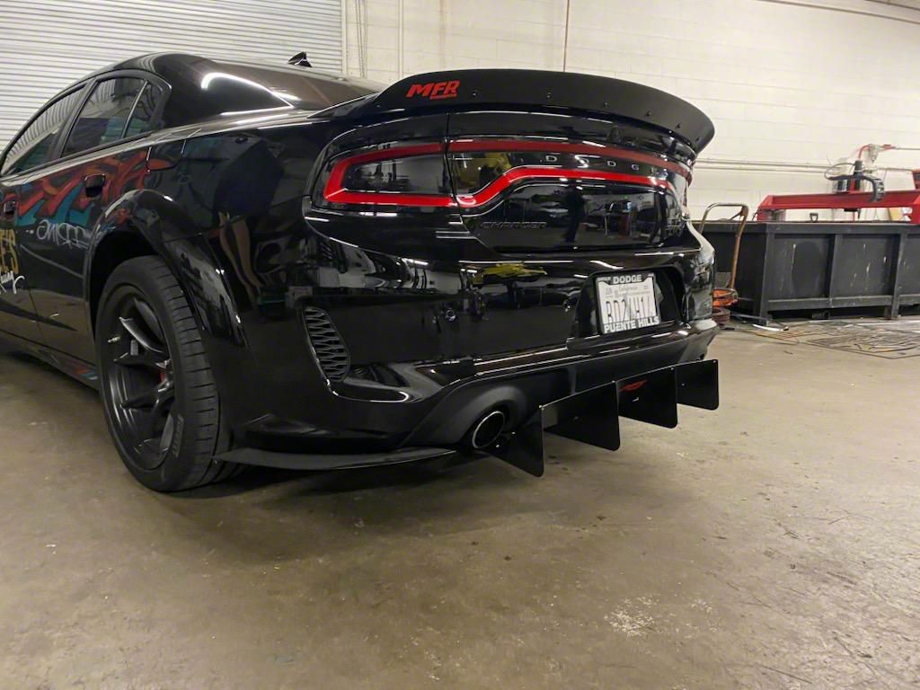 Charger Wickerbill V1 Rear Spoiler (21-23 Charger Daytona, SRT Hellcat ...