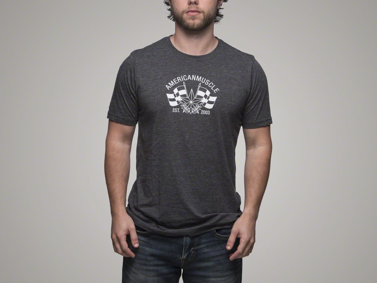 Mustang Checkered Flag T-Shirt - Free Shipping