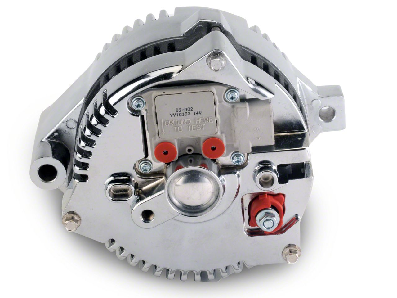 SR Performance Mustang Alternator; 130 Amp; Chrome 41152 (94-95 Mustang ...