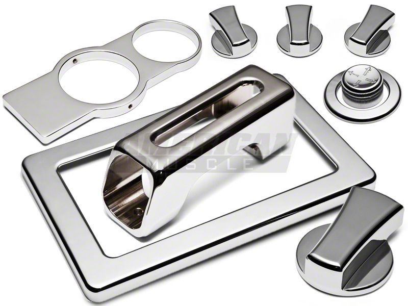 SpeedForm Mustang Modern Billet Billet Interior Complete Kit; Chrome ...