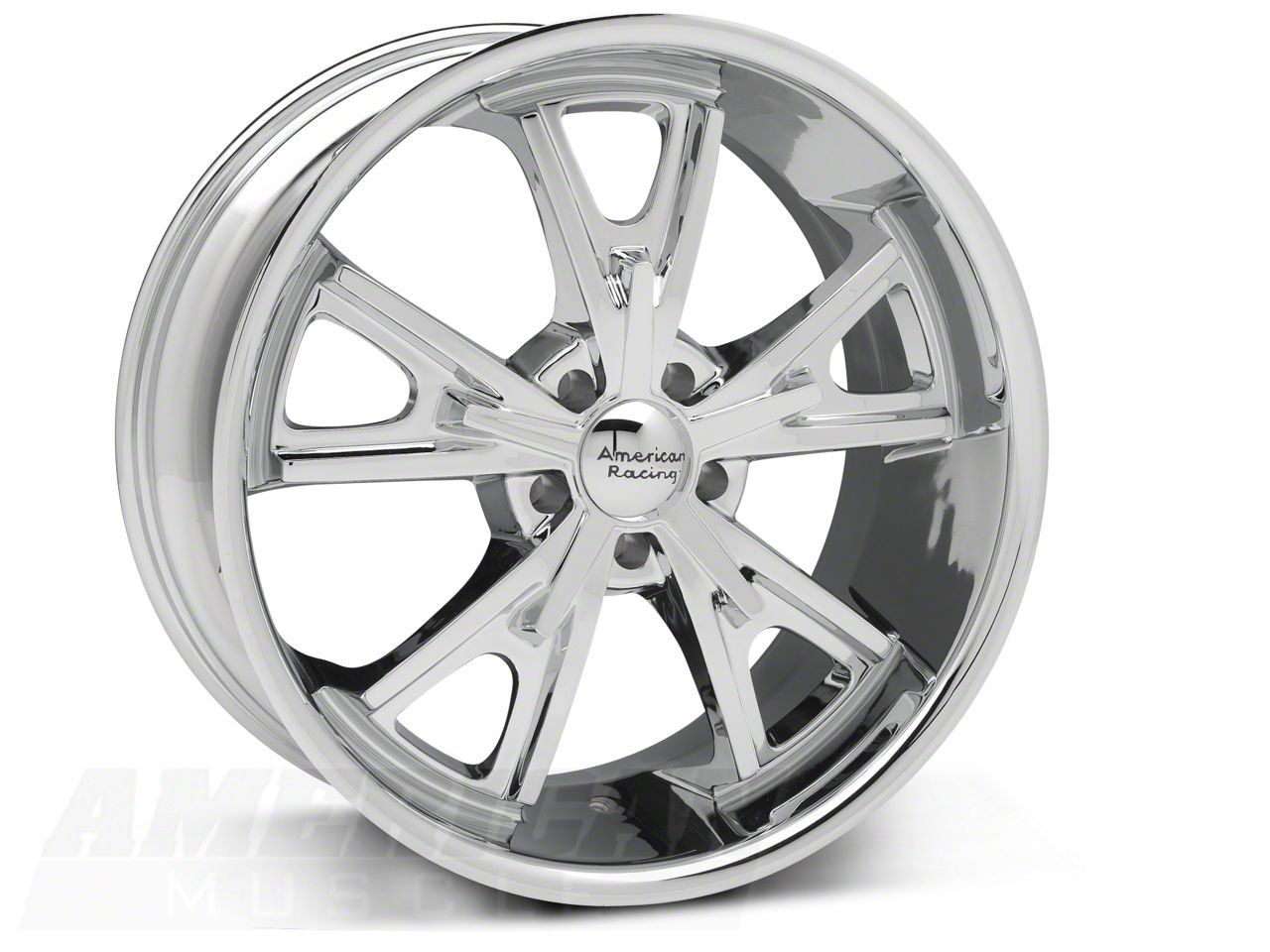 American Racing Mustang Daytona Chrome Wheel; 20x9.5; 35mm Offset VN801 ...