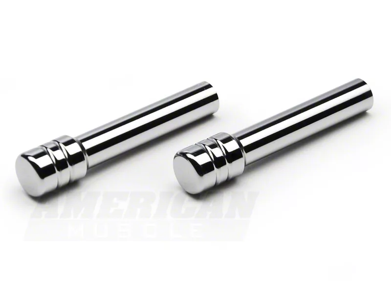 SpeedForm Mustang Modern Billet Door Lock Pins; Chrome 41160 (05-14 ...