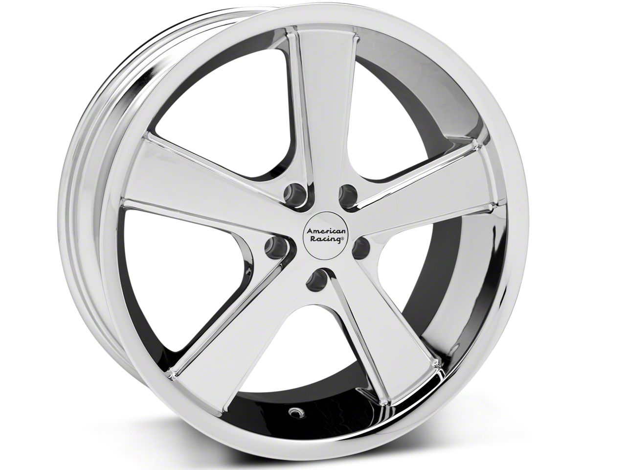 American Racing Mustang Nova Chrome Wheel; 20x10 VN70121012235 (05-14 ...