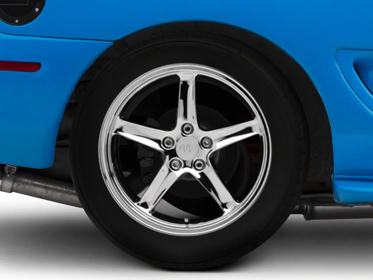 Mustang 18x9 1995 Cobra R Style Wheel & Sumitomo High Performance HTR ...