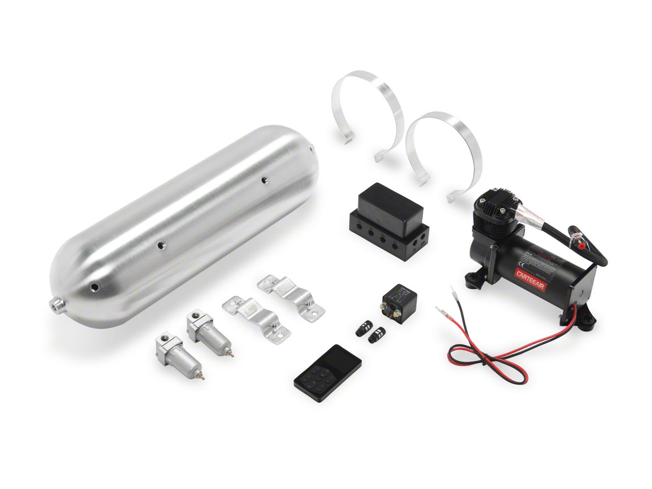 C&L Mustang Air Ride Suspension Kit 428239 (15-25 Mustang w/o MagneRide ...