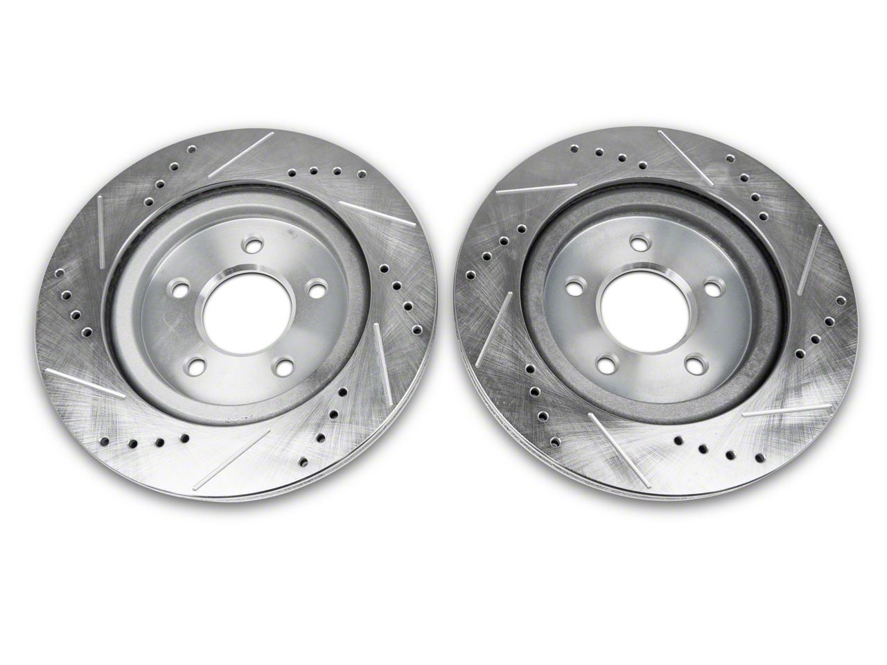 C&L Mustang Super Sport Brake Rotor and Pad Kit; Rear 410663 (05-10 ...