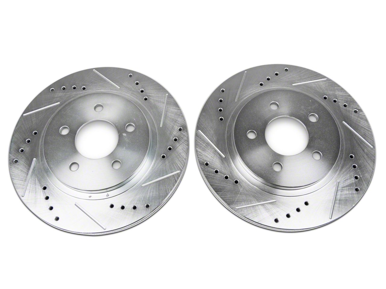 C&L Mustang Super Sport Brake Rotor and Pad Kit; Rear 410663 (05-10 ...