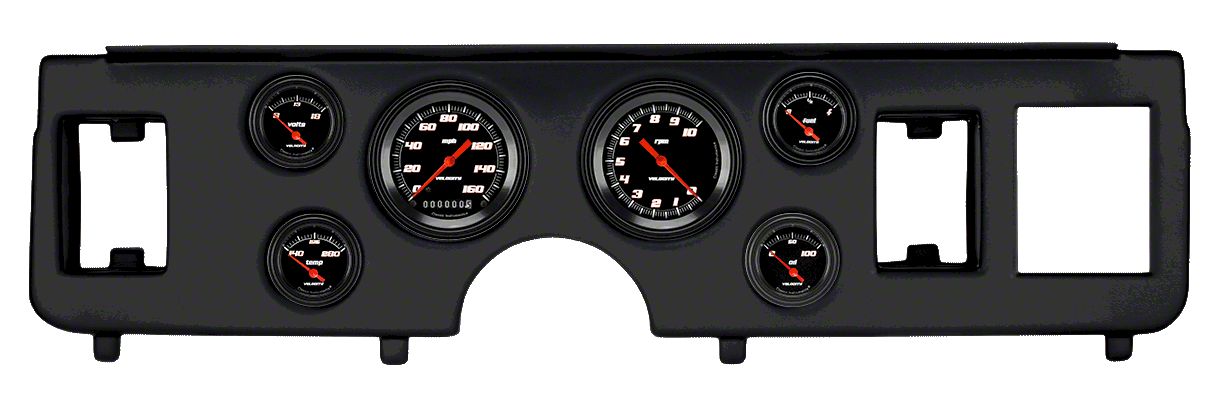 Classic Instruments Mustang Velocity Black Gauge Cluster Package; Short ...