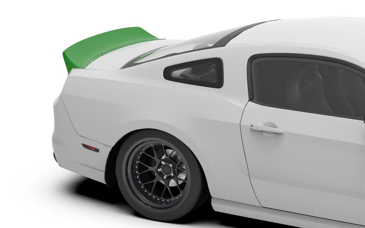 Clinched Flares Mustang Ducktail Rear Spoiler; Unpainted duck-s197 (10 ...