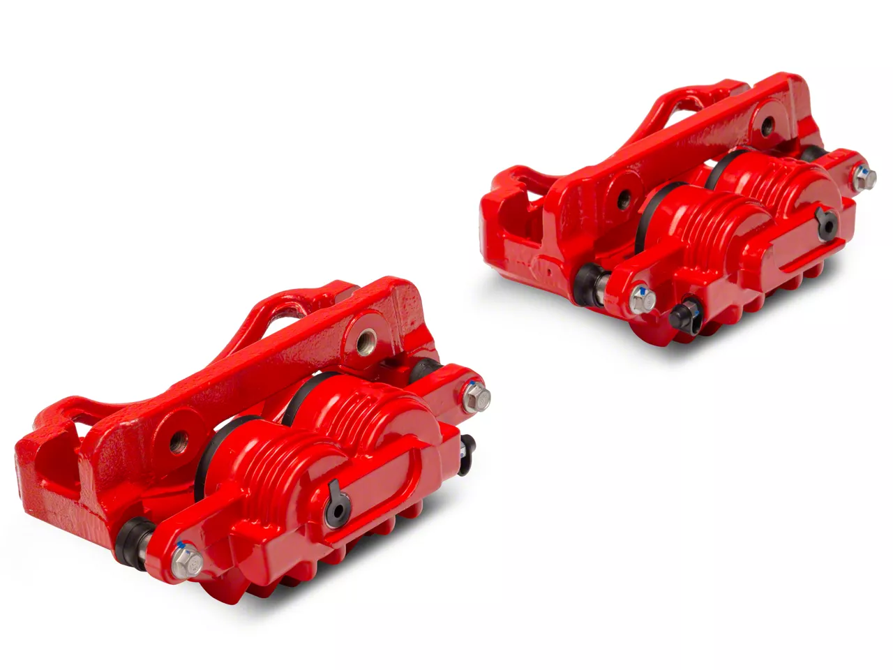 C&L Mustang Performance Series Front Brake Calipers; Red 431869 (99-02 ...