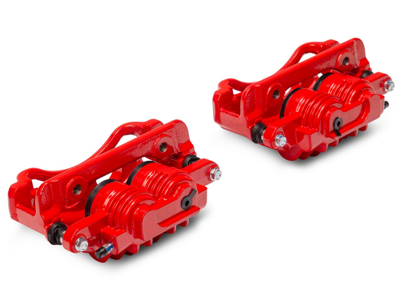 C&L Mustang Performance Series Front Brake Calipers; Red 431870 (03-04 ...