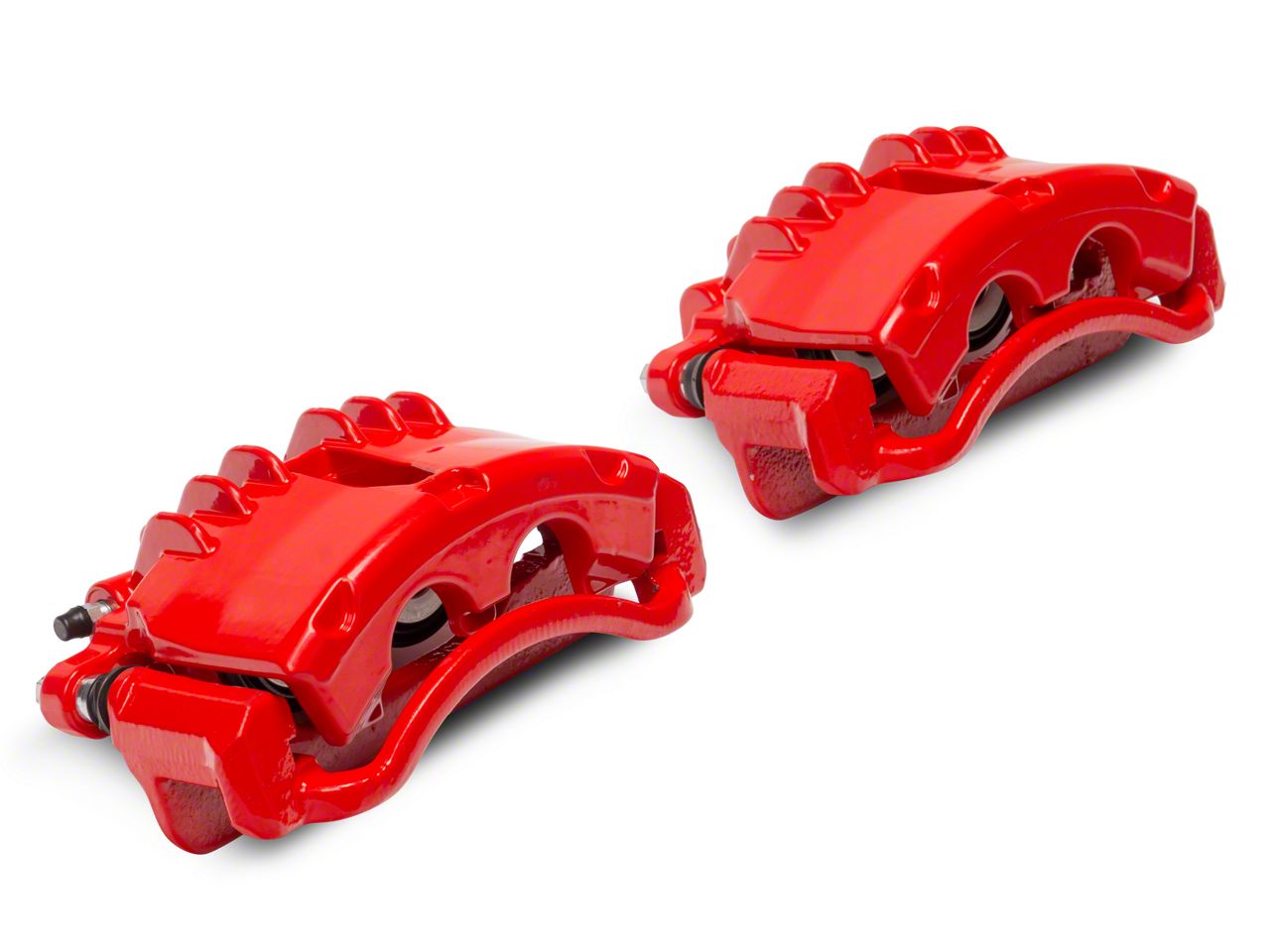 C&L Mustang Performance Series Front Brake Calipers; Red 431870 (03-04 ...