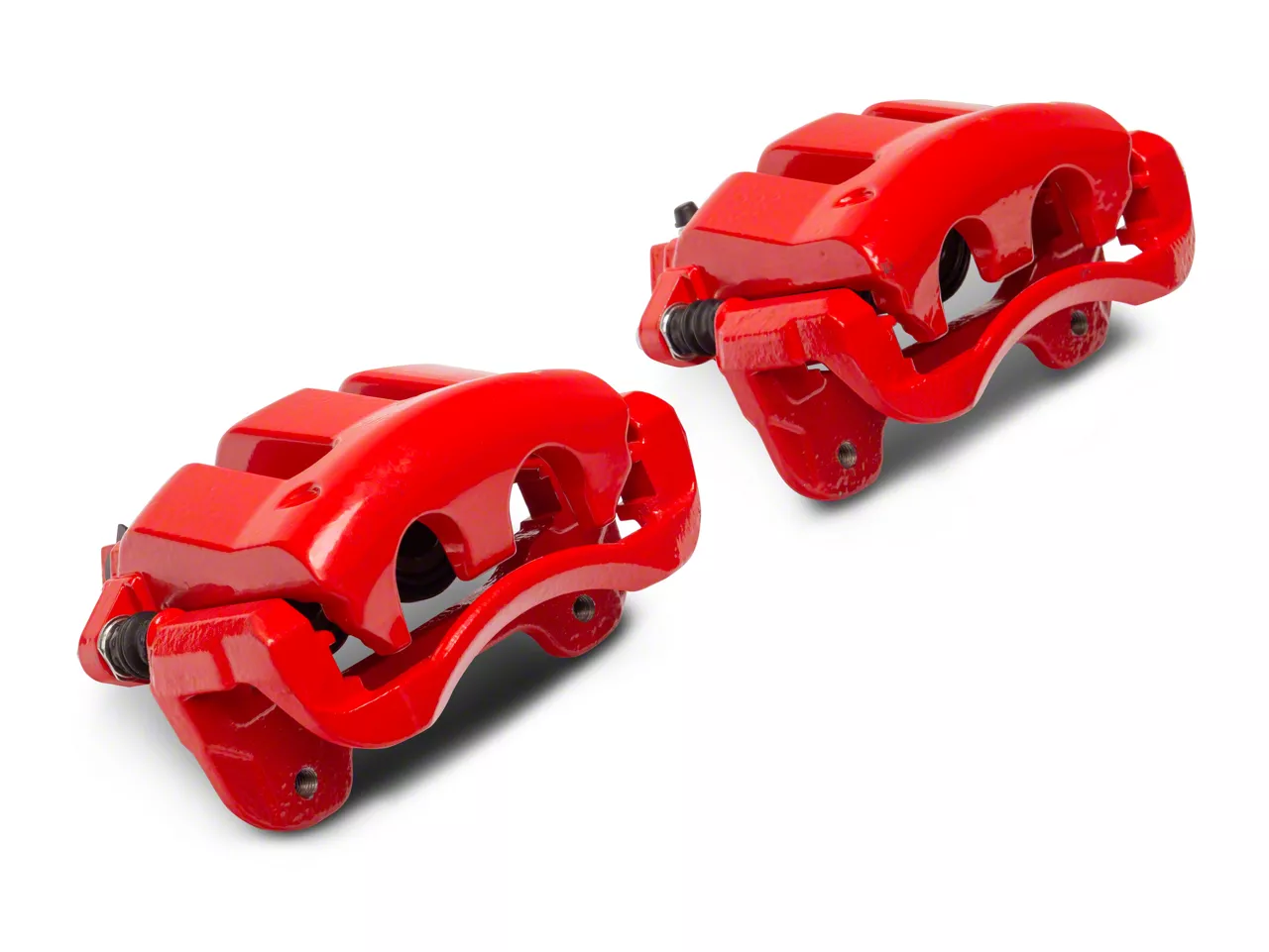 C&L Mustang Performance Series Front Brake Calipers; Red 431874 (11-14 ...