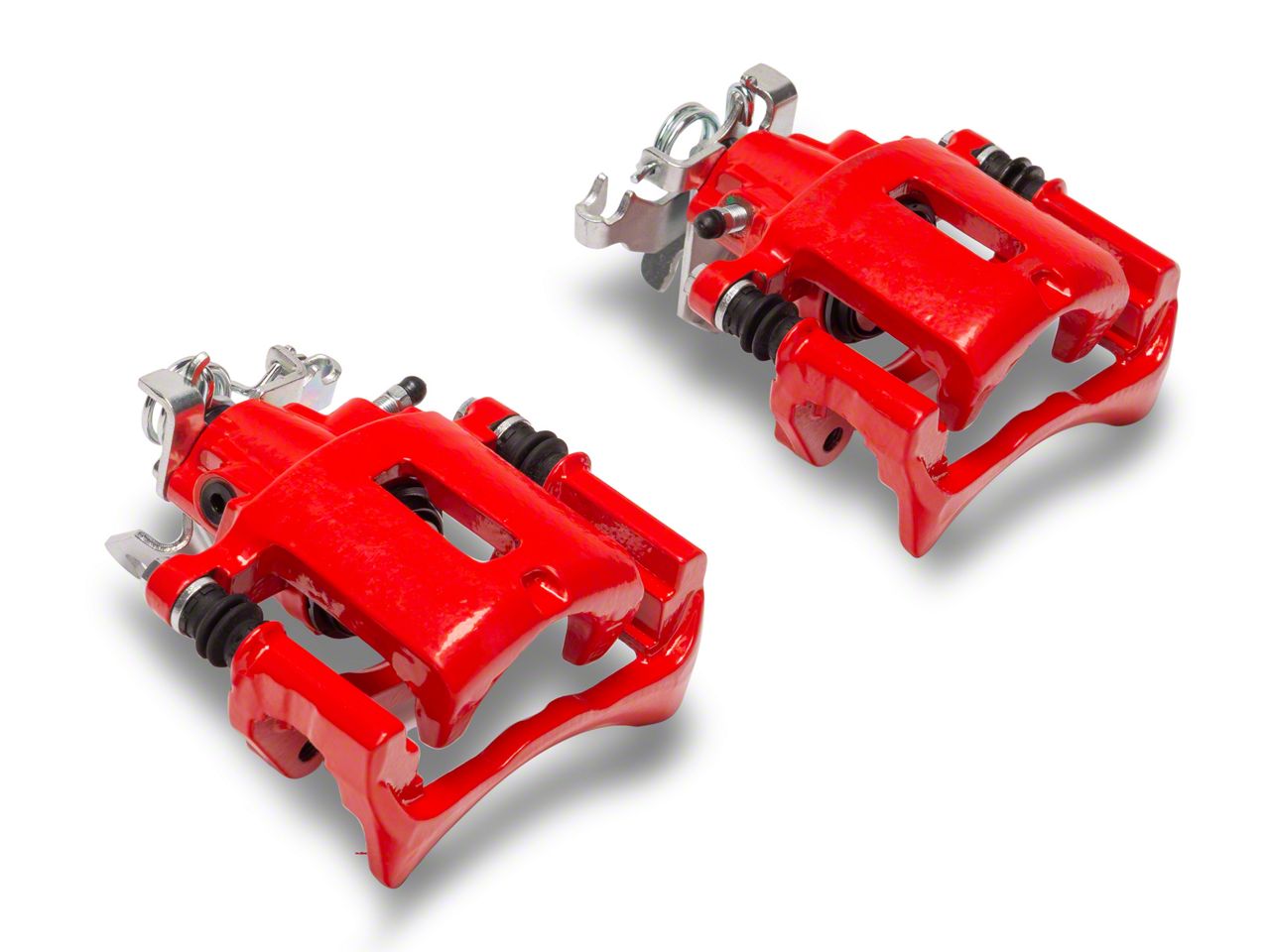 C&L Mustang Performance Series Rear Brake Calipers; Red 431872 (05-14 ...