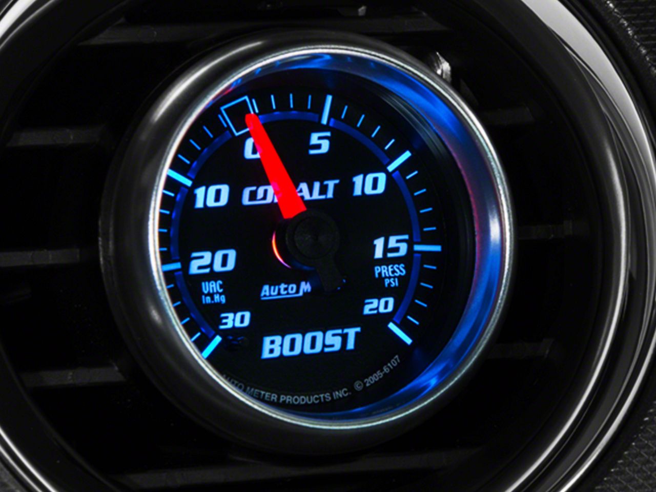Auto Meter Challenger Cobalt Series 2-1/16-Inch Boost/Vacuum Gauge; 30 ...