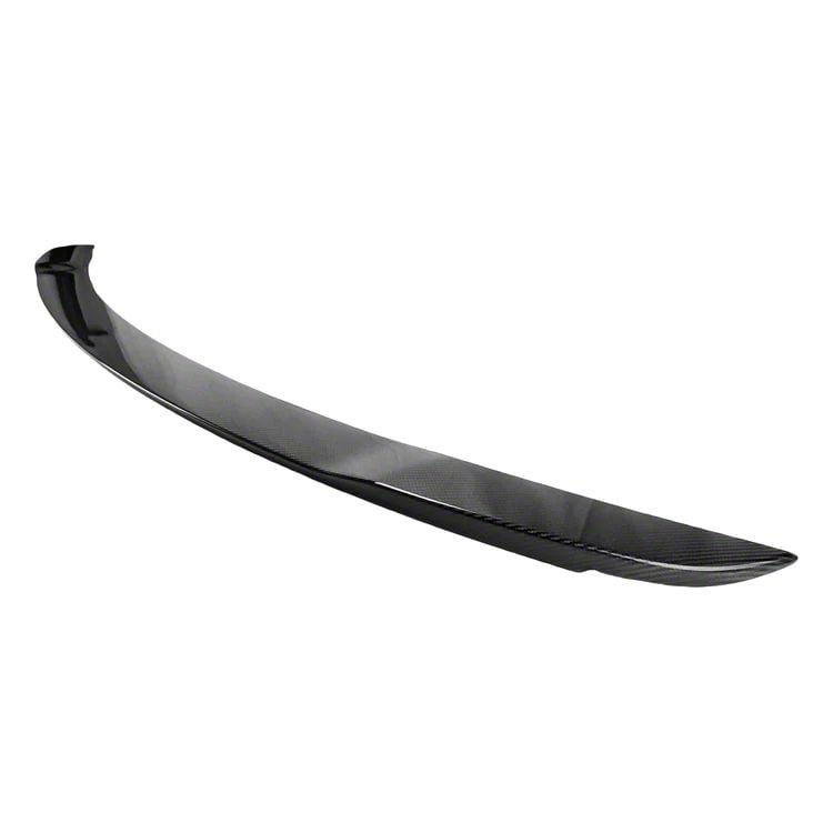 Mustang OEM Style Rear Spoiler; Gloss Black Carbon Fiber (15-23 Mustang ...