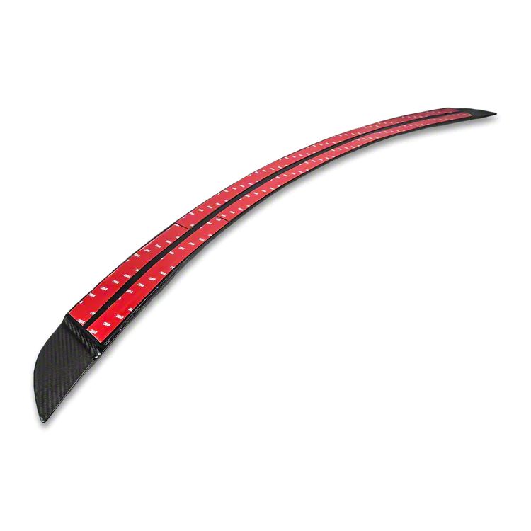 Cobra-Tek Mustang OEM Style Rear Spoiler; Gloss Black Carbon Fiber CBK ...