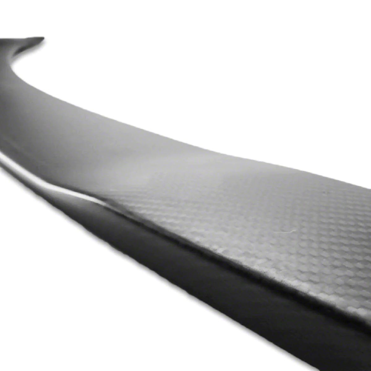 Cobra-Tek Mustang OEM Style Rear Spoiler; Matte Black Carbon Fiber CBK ...