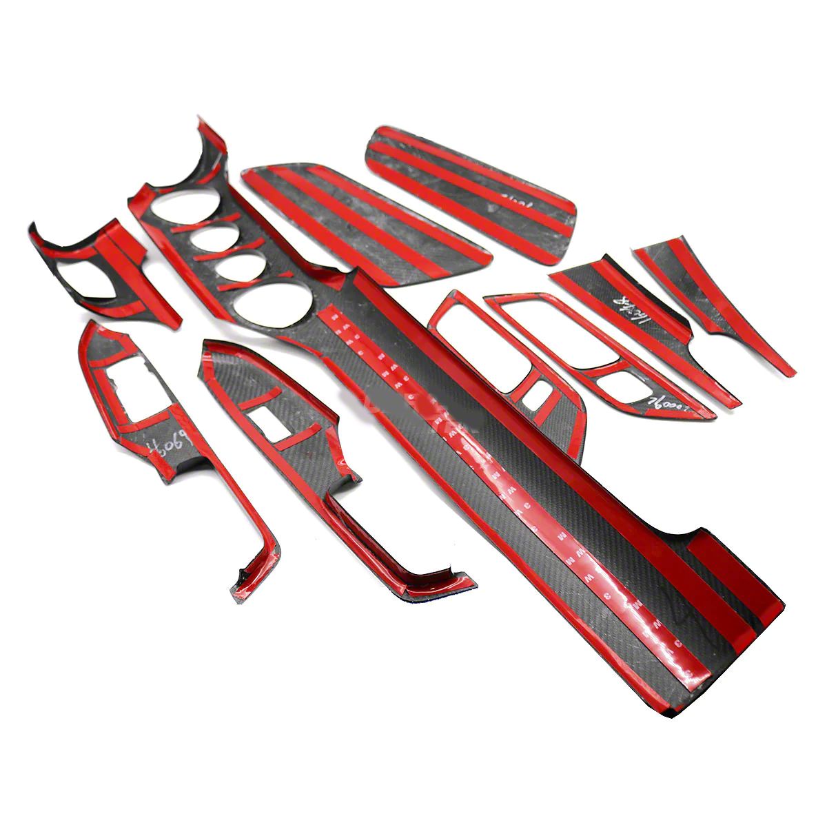Cobra-Tek Mustang Performance Pack Dashboard Trim; Forged Carbon Fiber ...