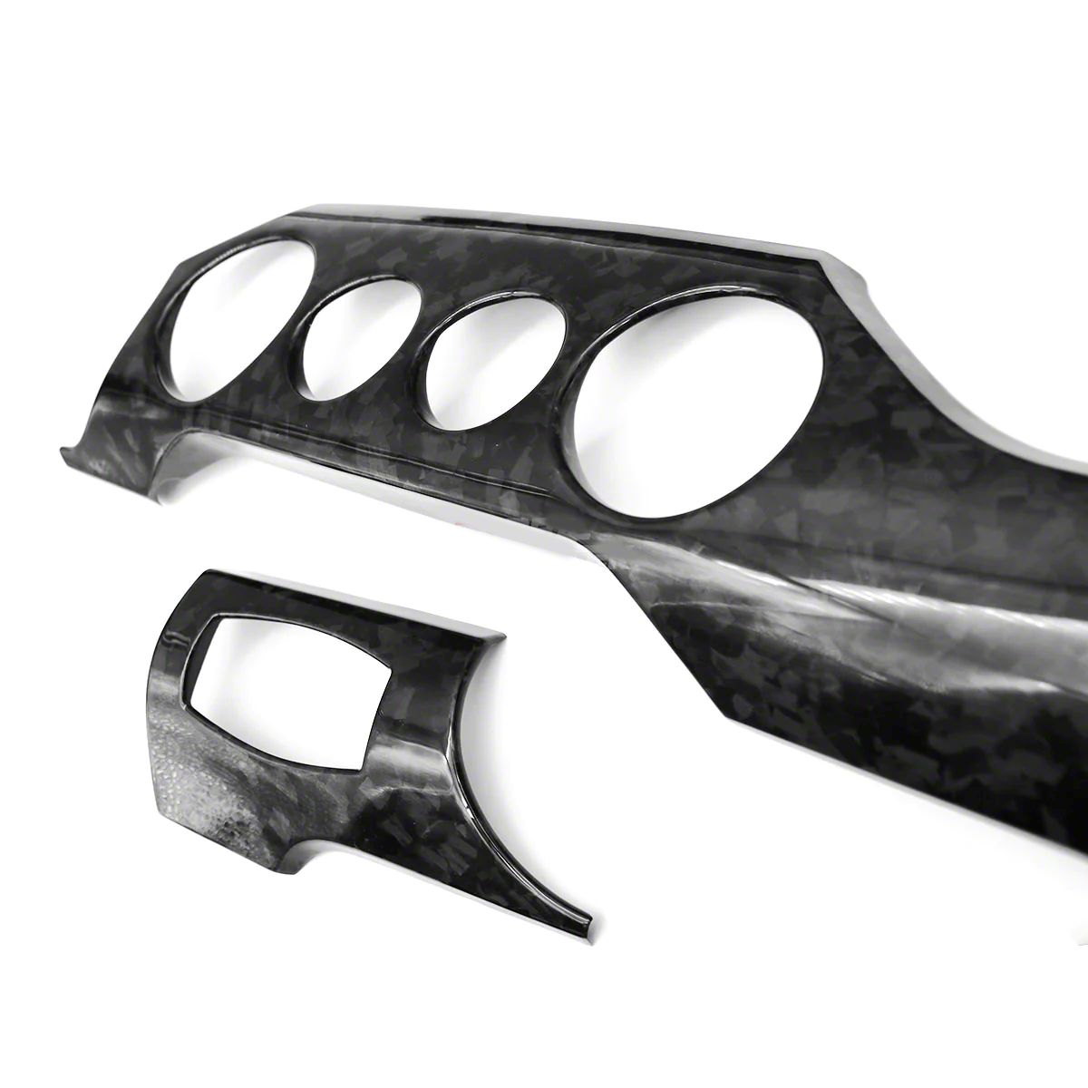 Cobra-Tek Mustang Performance Pack Dashboard Trim; Forged Carbon Fiber ...