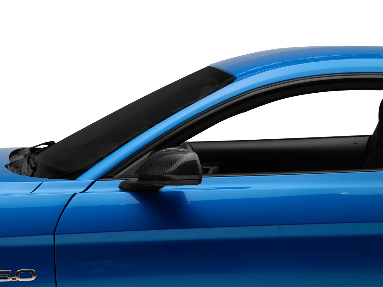 Cobra-Tek Mustang Side View Mirror Covers without Turn Signal Openings ...