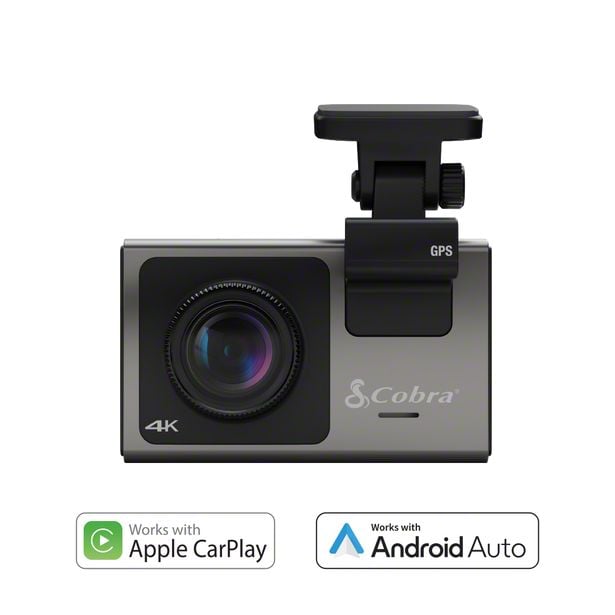 Cobra Universal AM Single-View Dash Cam with Built-In Alexa and ...