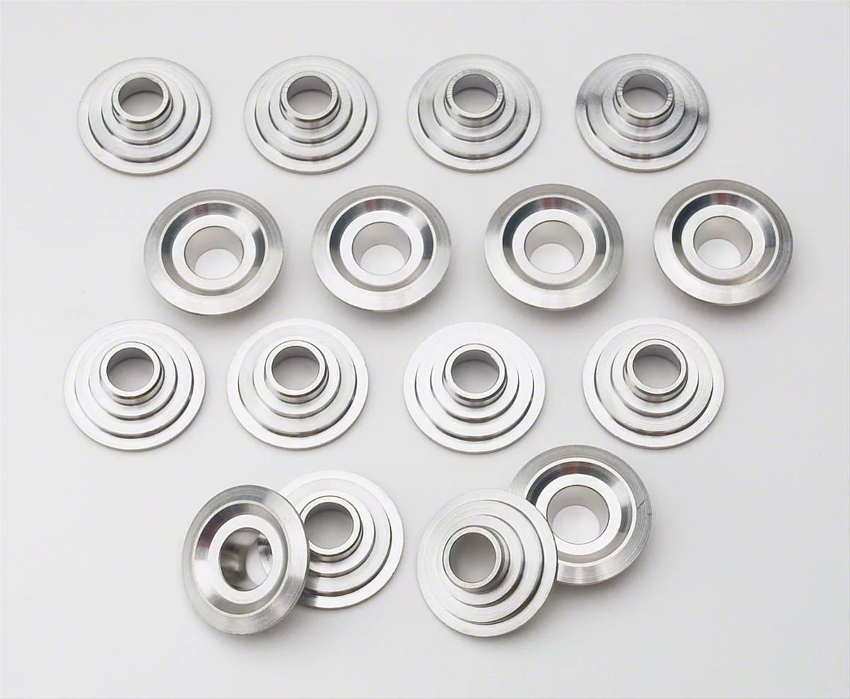 Comp Cams Challenger Titanium Valve Spring Retainers; Set of 16 762-16 ...