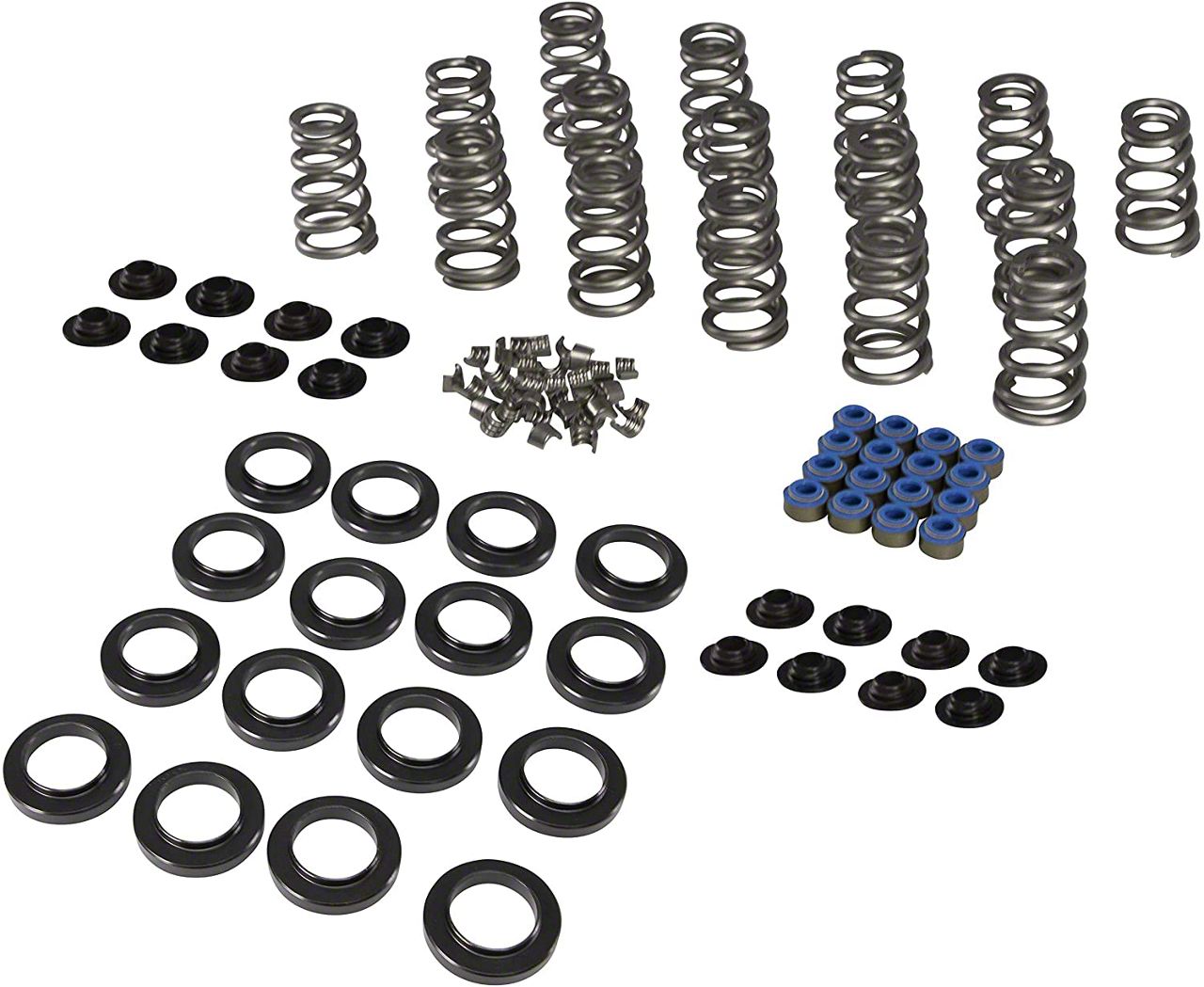 Comp Cams Charger Conical Valve Springs with Chromemoly Retainers; 0. ...