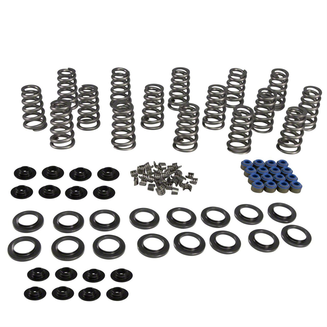 Comp Cams Charger Conical Valve Springs with Chromemoly Retainers; 0. ...
