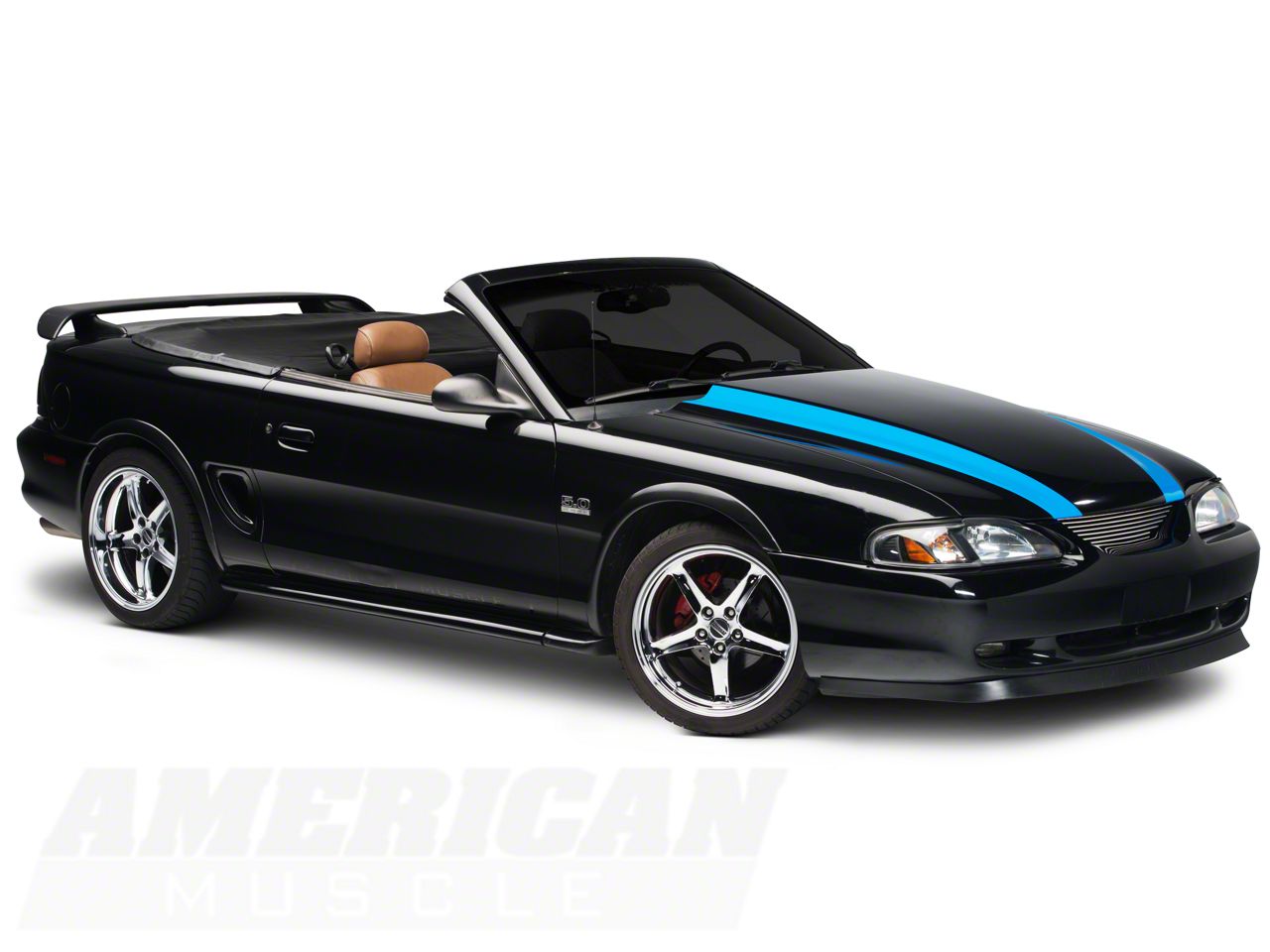 OPR Mustang Convertible Top Boot; Black 95054 (94-98 Mustang ...