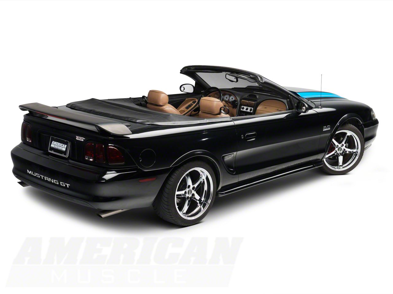 OPR Mustang Convertible Top Boot; Black 95054 (94-98 Mustang ...