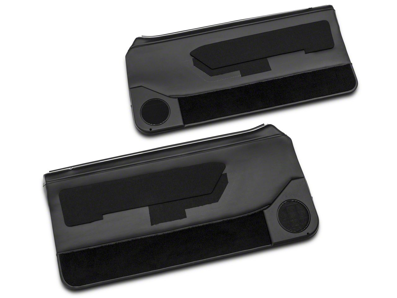 OPR Mustang Convertible Door Panels for Power Windows; Black 390422 (87 ...