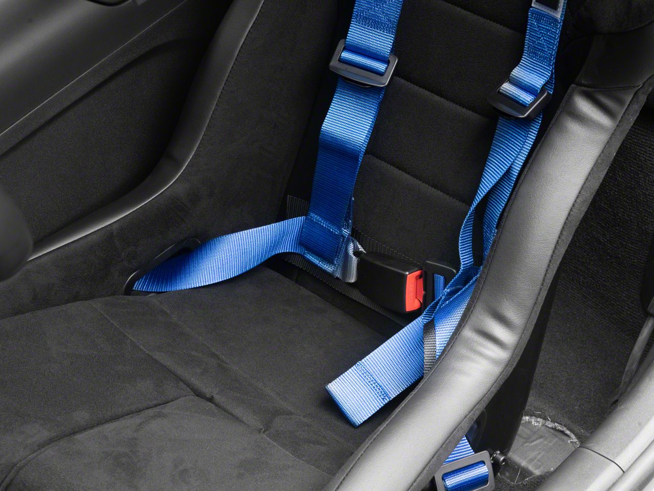 Corbeau Mustang 2-Inch 4-Point Bolt-In Harness Belt; Blue 44005B ...