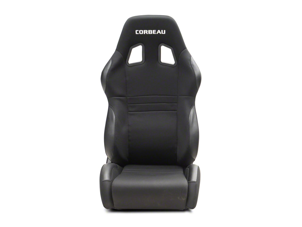 Corbeau Mustang A4 Racing Seats; Black Cloth; Pair 60091 (Universal ...