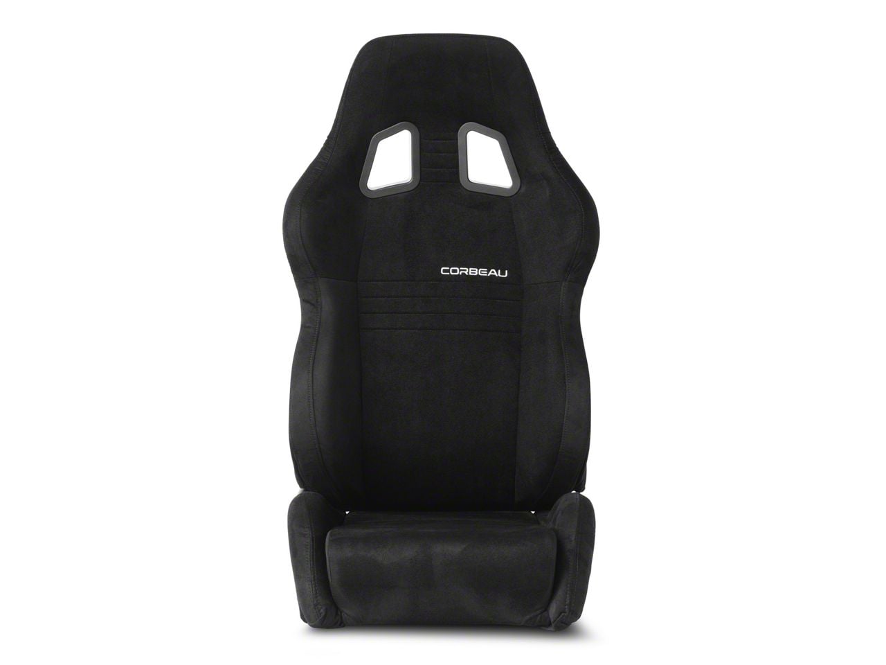 Corbeau Mustang A4 Racing Seats; Black Suede; Pair S60091 (Universal ...