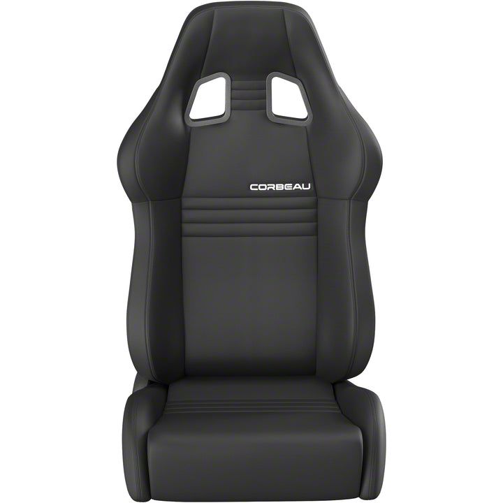 Corbeau Mustang A4 Wide Racing Seats; Black Cloth; Pair 60091W ...
