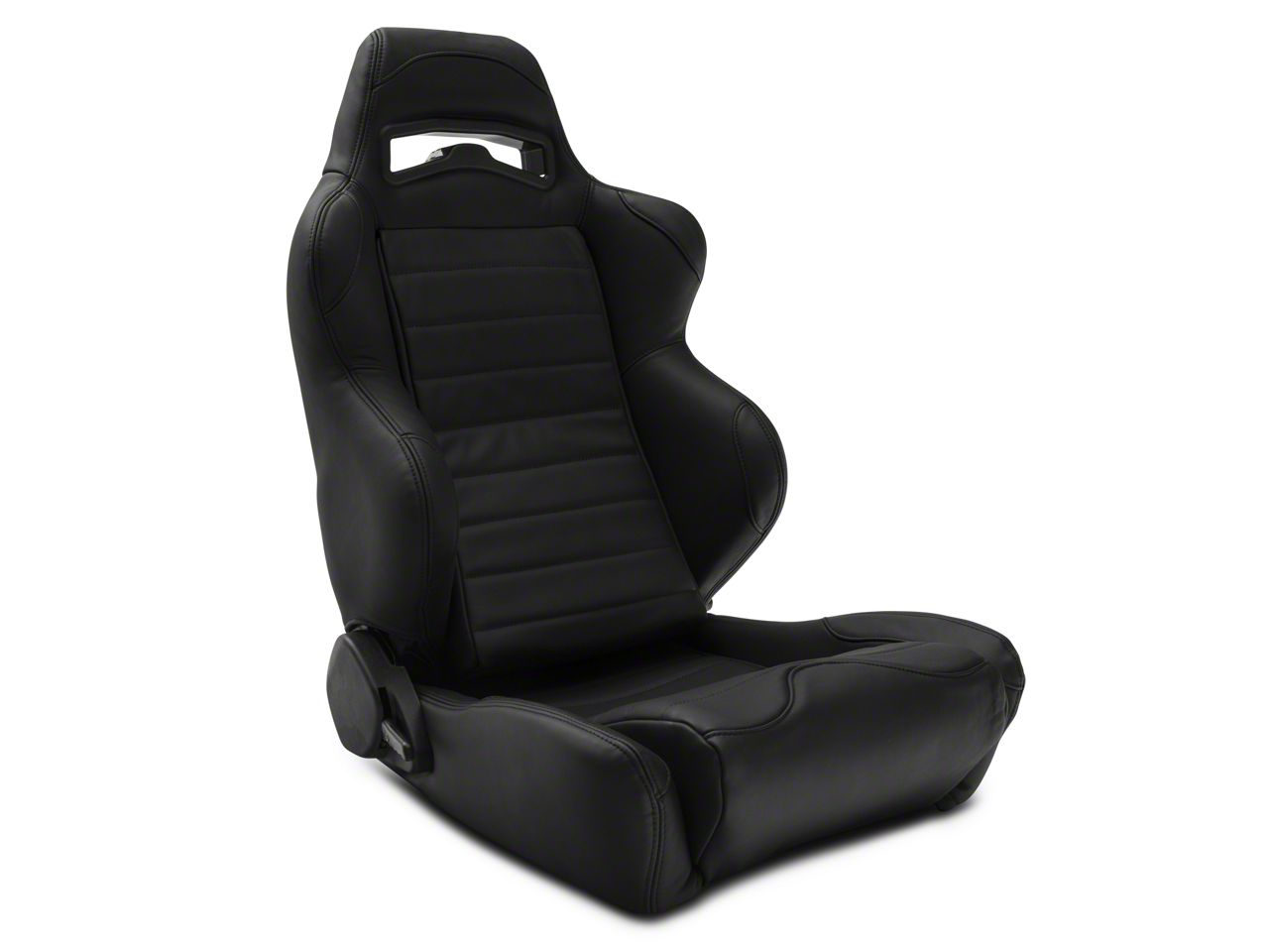 Corbeau Charger LG1 Racing Seats; Black Leather; Pair L25501PR ...