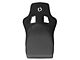Corbeau Mustang DFX Seat; Black Vinyl/Cloth/Black Piping 34901BP (79-25 ...