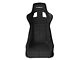Corbeau Mustang DFX Seat; Black Vinyl/Cloth/Black Piping 34901BP (79-25 ...
