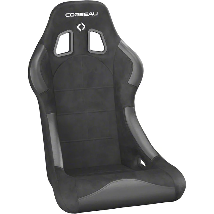 Corbeau Mustang Forza Racing Seat; Black Suede S29101 (79-26 Mustang ...