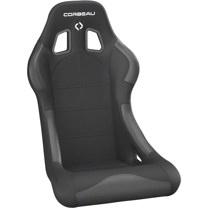 Corbeau Mustang Forza Racing Seat; Black Cloth 29101 (79-25 Mustang ...